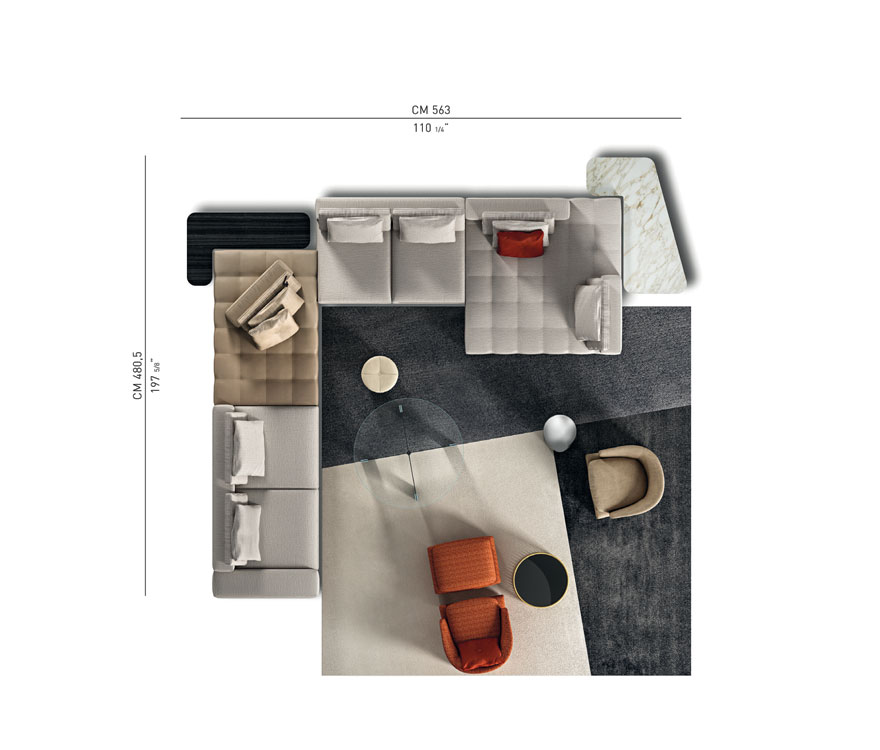LAWRENCE SEATING SYSTEM | SOFAS - EN