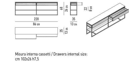 CALDER "BRONZE" CONSOLLE | CONSOLE TABLES - EN